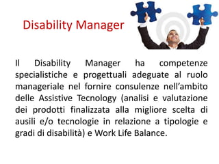 Il ruolo del Disability Manager dopo evento ischemico cerebrale | PPT