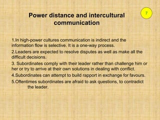 Power distance. Presentation.ppt