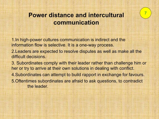 Power distance. Presentation.ppt