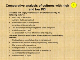 Low Power Distance Culture