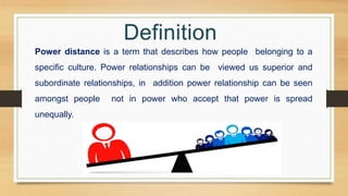 Power distance, Masculinity & feminity | PPTX