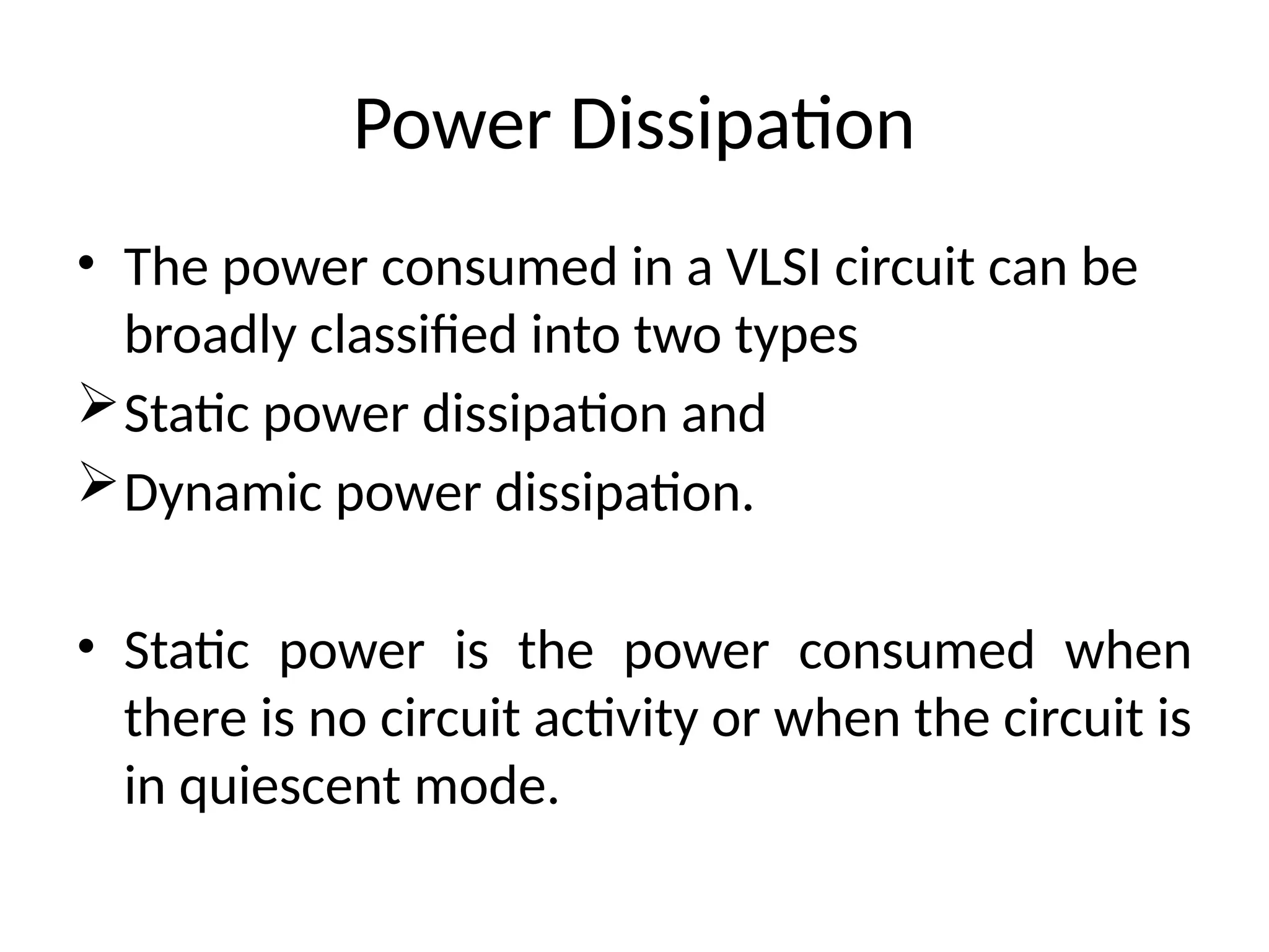 Power Distribution in the vlsi structure | PPTX