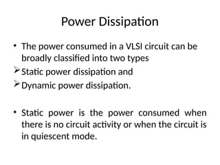 Power Distribution in the vlsi structure | PPTX