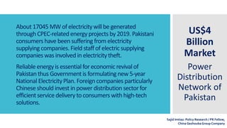 Power Distribution Network of Pakistan | PPTX