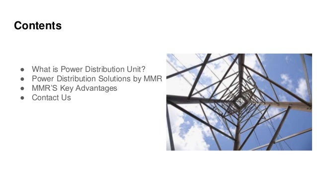 Power distribution solutions | PPTX