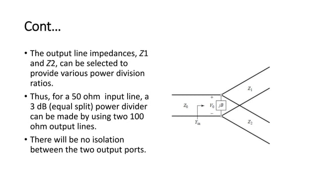 power dividers and directional couplers.pptx | Internet of Things | Internet