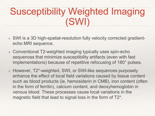Power Doppler,MRS,SWI.pptx