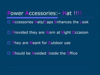 Power Dressing | PDF