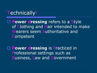 Power Dressing | PDF