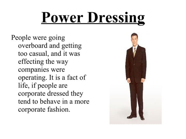 Power Dressing Men | PPT