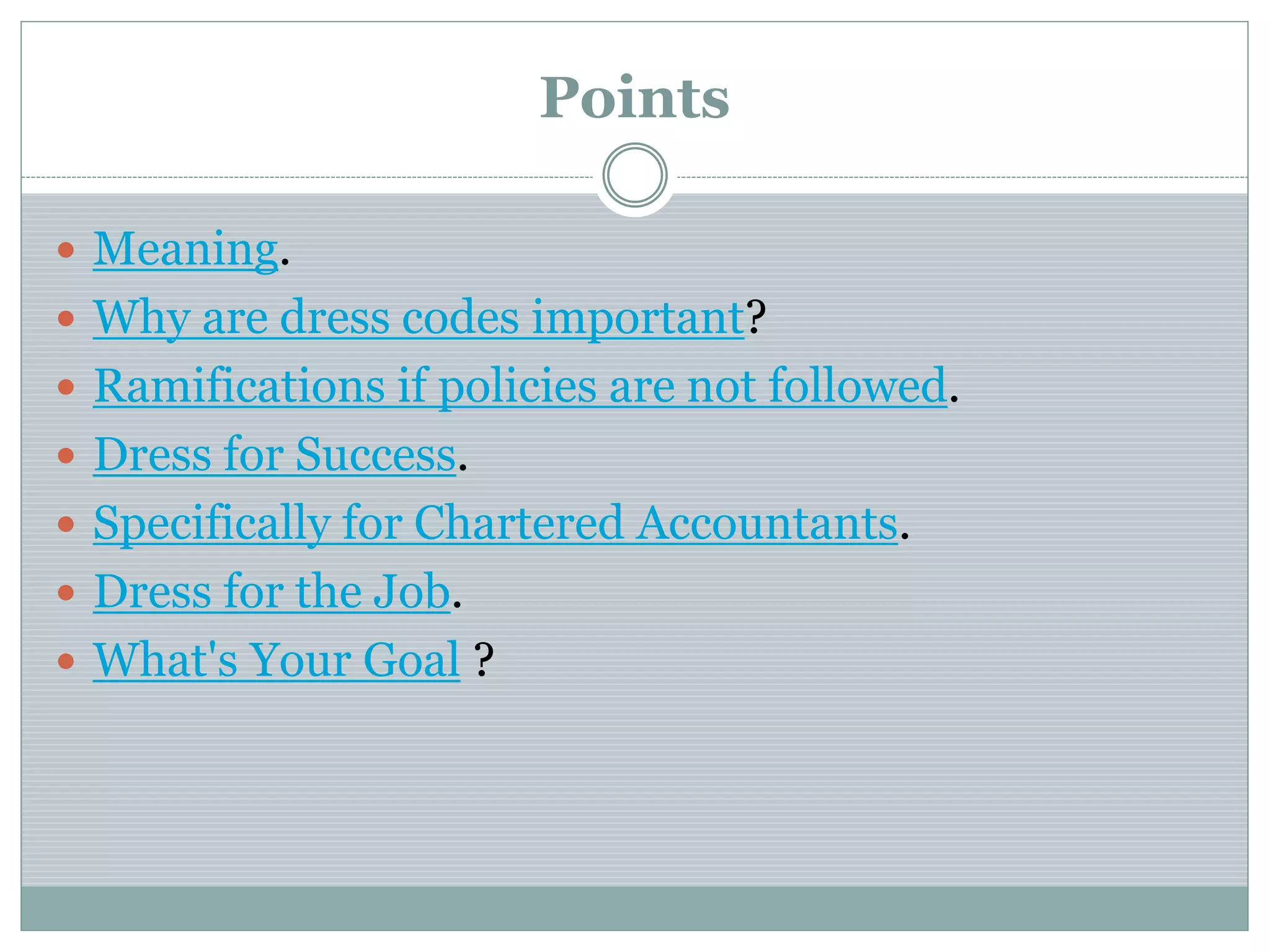 Power Dressing For CAs | PPTX