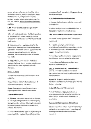 Power and duties of trustees. | DOCX