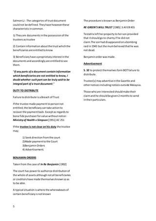 Power and duties of trustees. | DOCX