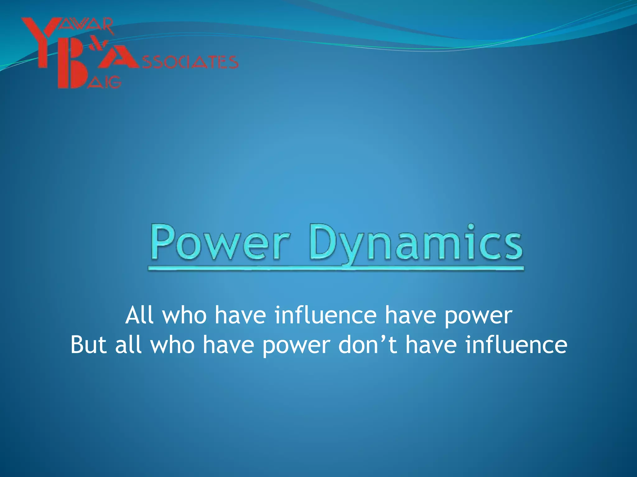 Power dynamics | PPTX