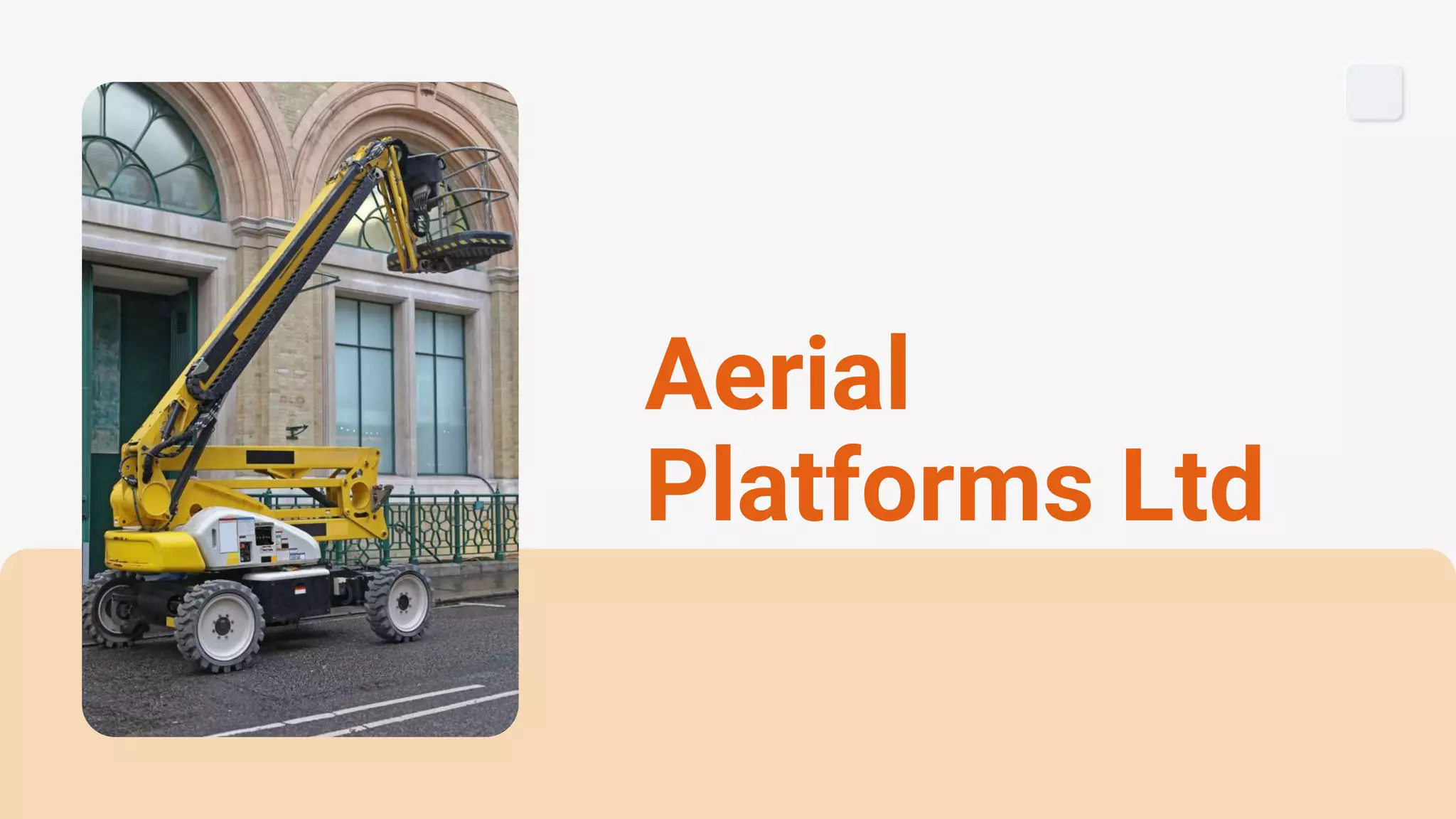 Powered access platforms | PPTX | Technology & Computing