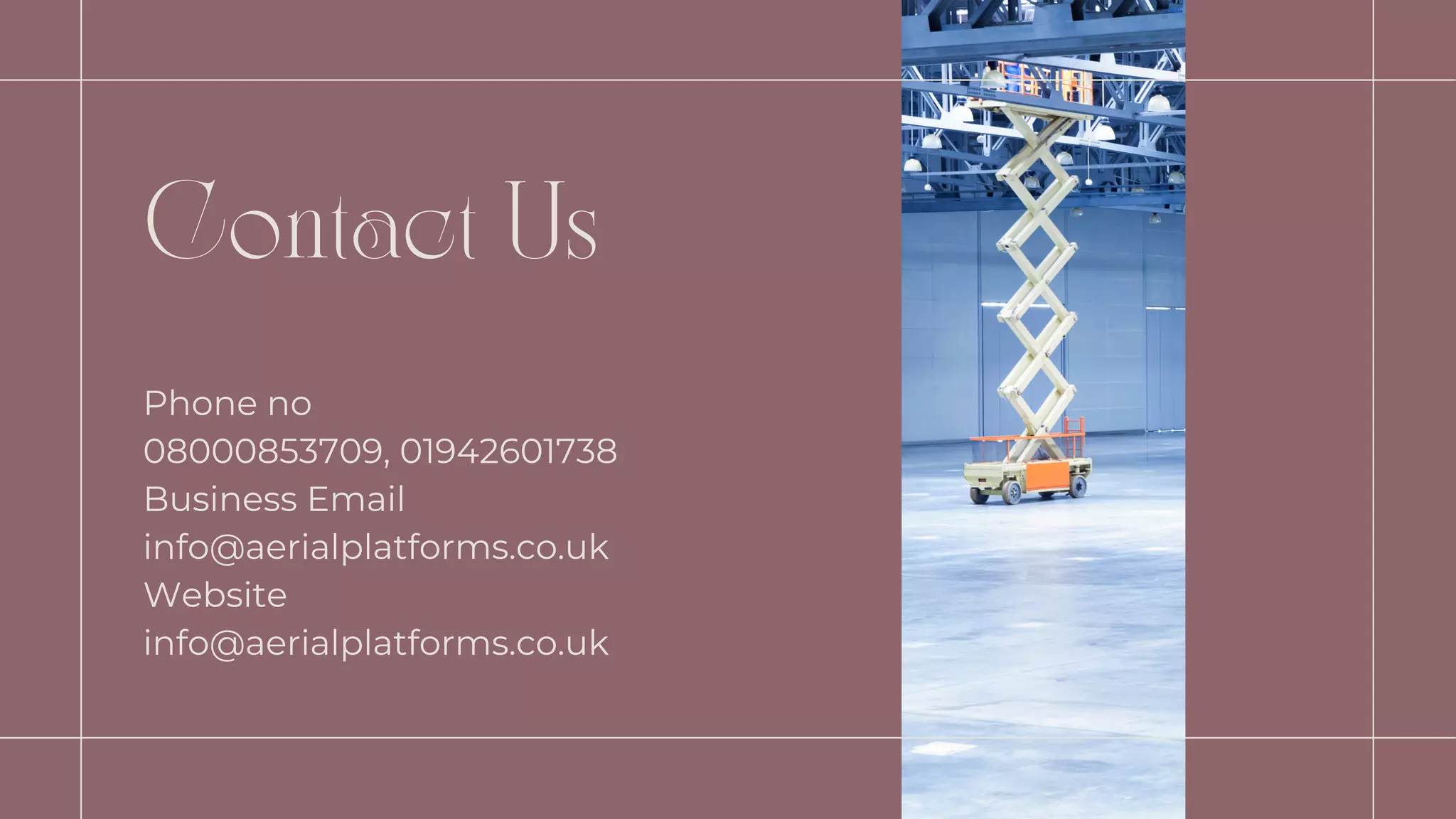 Powered access platforms | PDF