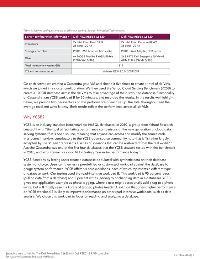 Speeding time to insight: The Dell PowerEdge C6620 with Dell PERC 12 ...