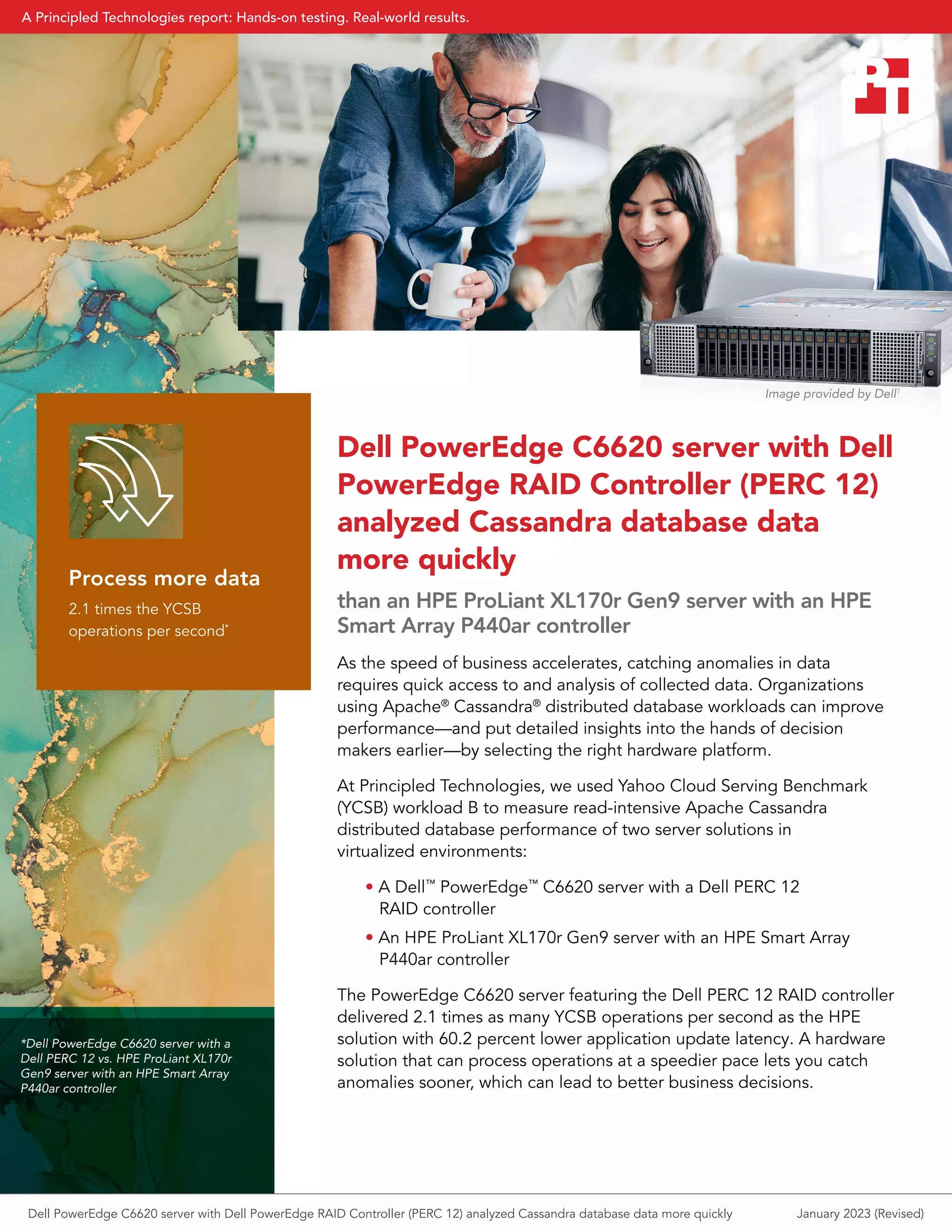 Dell PowerEdge C6620 server with Dell PowerEdge RAID Controller (PERC ...