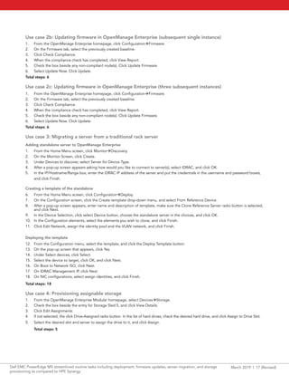 Dell EMC PowerEdge MX streamlined routine tasks including deployment ...