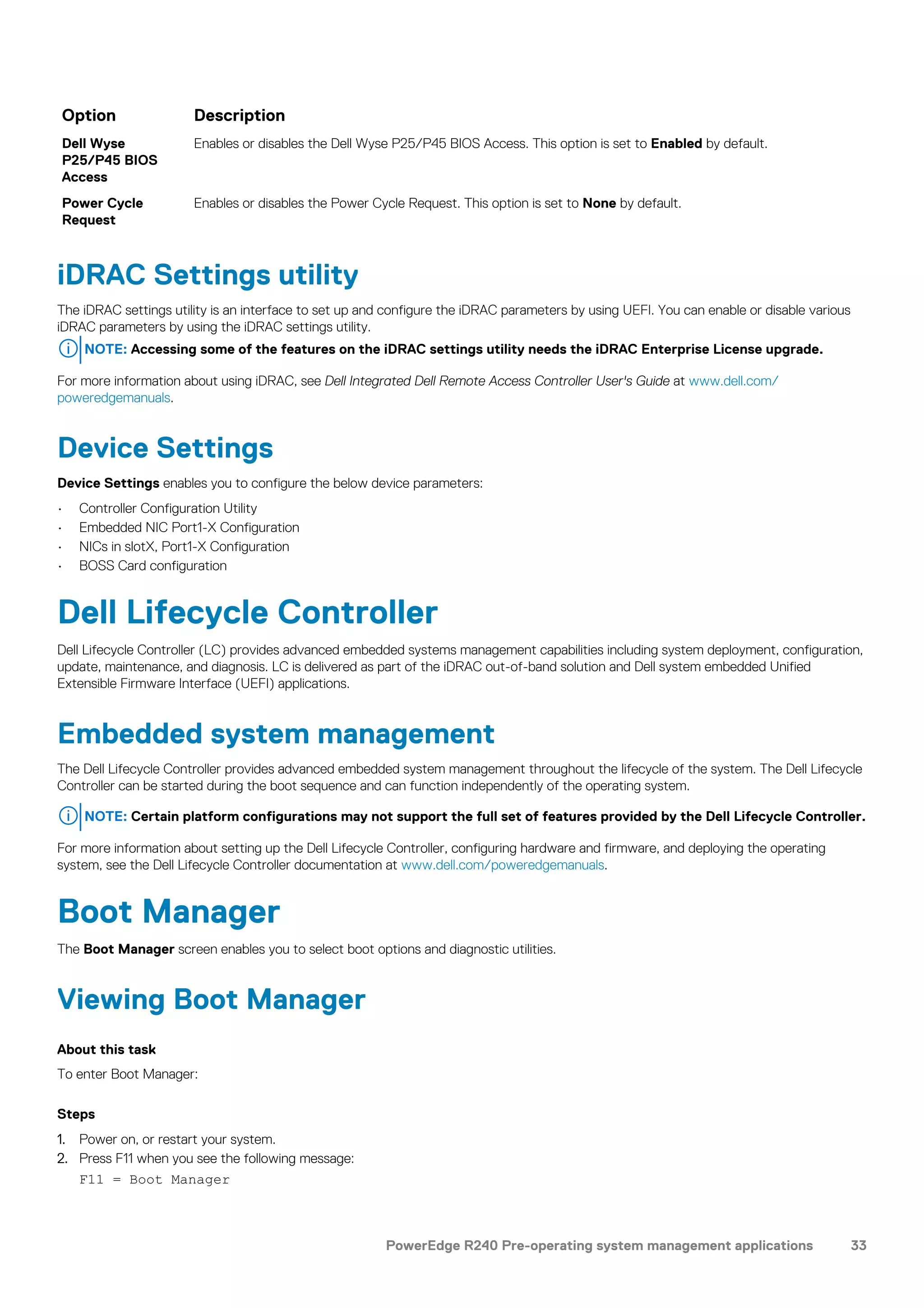 Dell EMC PowerEdge R240 Installation and Service Manual | PDF