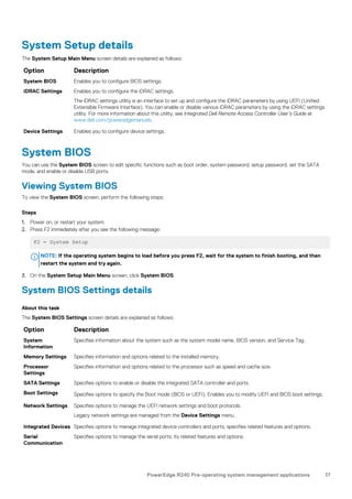 Dell EMC PowerEdge R240 Installation and Service Manual | PDF