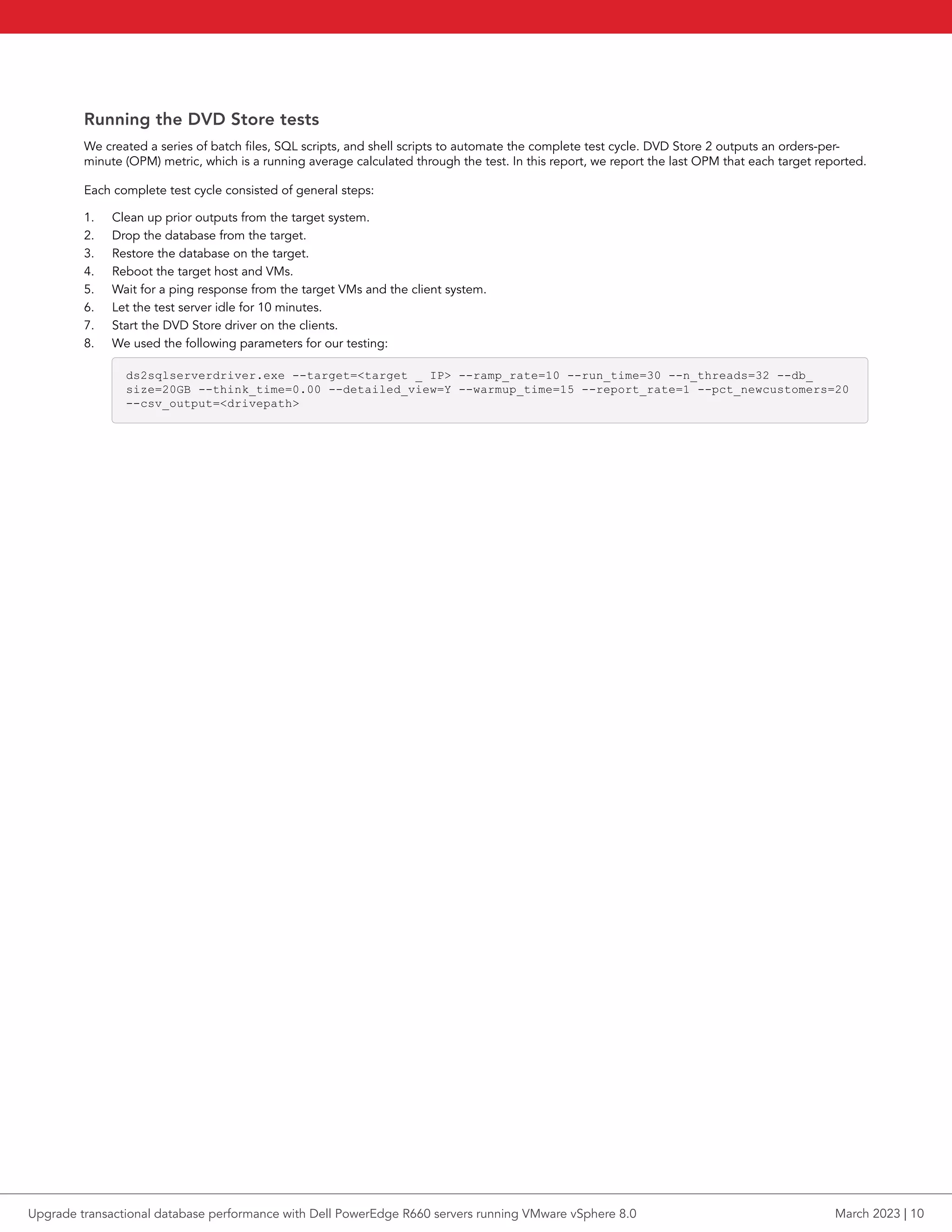 Upgrade transactional database performance with Dell PowerEdge R660 servers running VMware ...