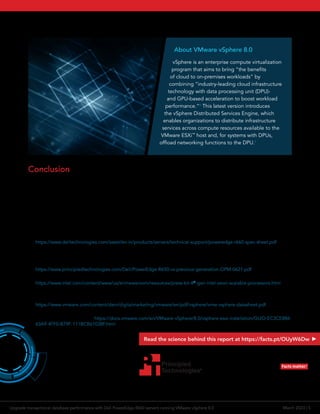 Upgrade transactional database performance with Dell PowerEdge R660 servers running VMware ...