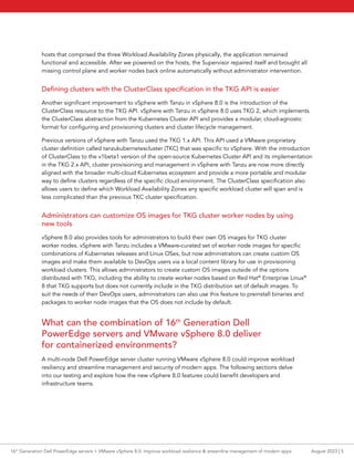 16th Generation Dell PowerEdge servers + VMware vSphere 8.0: Improve workload resilience ...