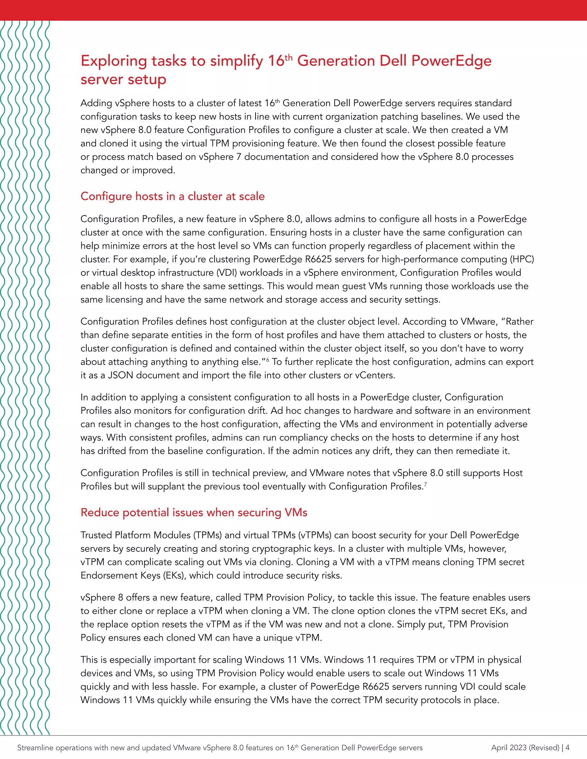 Streamline operations with new and updated VMware vSphere 8.0 features on 16th Generation Dell ...