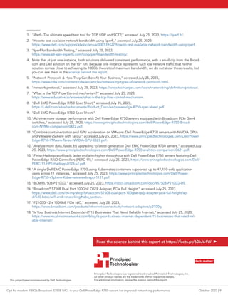 Opt for modern 100Gb Broadcom 57508 NICs in your Dell PowerEdge R750 ...