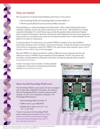 Handle more Oracle transactions and support more VMs with the Dell ...