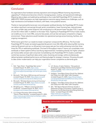 Cut server infrastructure costs over five years with the Dell PowerEdge ...