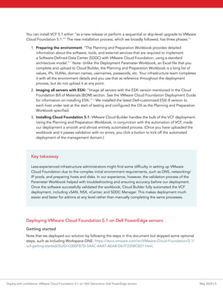 Deploy with confidence: VMware Cloud Foundation 5.1 on next gen Dell ...