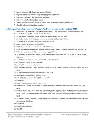 Deduplication without performance hits: Intel Xeon processor E5-2697v2 ...