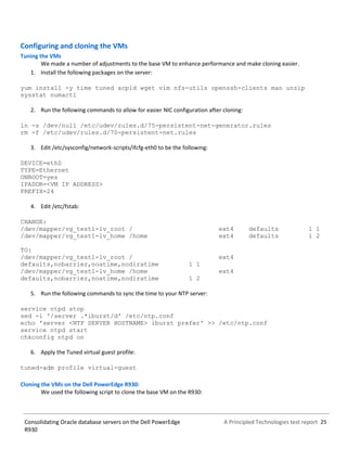Consolidating Oracle database servers on the Dell PowerEdge R930 | PDF