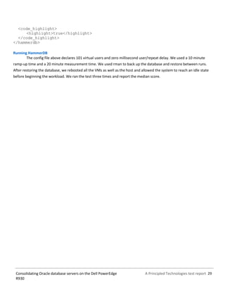Consolidating Oracle database servers on the Dell PowerEdge R930 | PDF