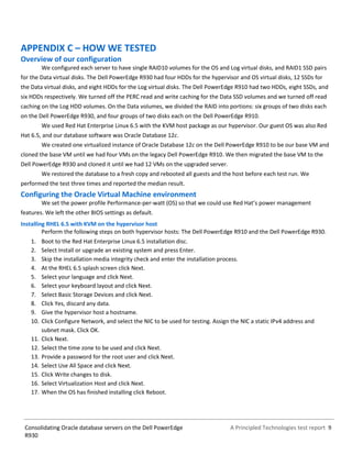 Consolidating Oracle database servers on the Dell PowerEdge R930 | PDF