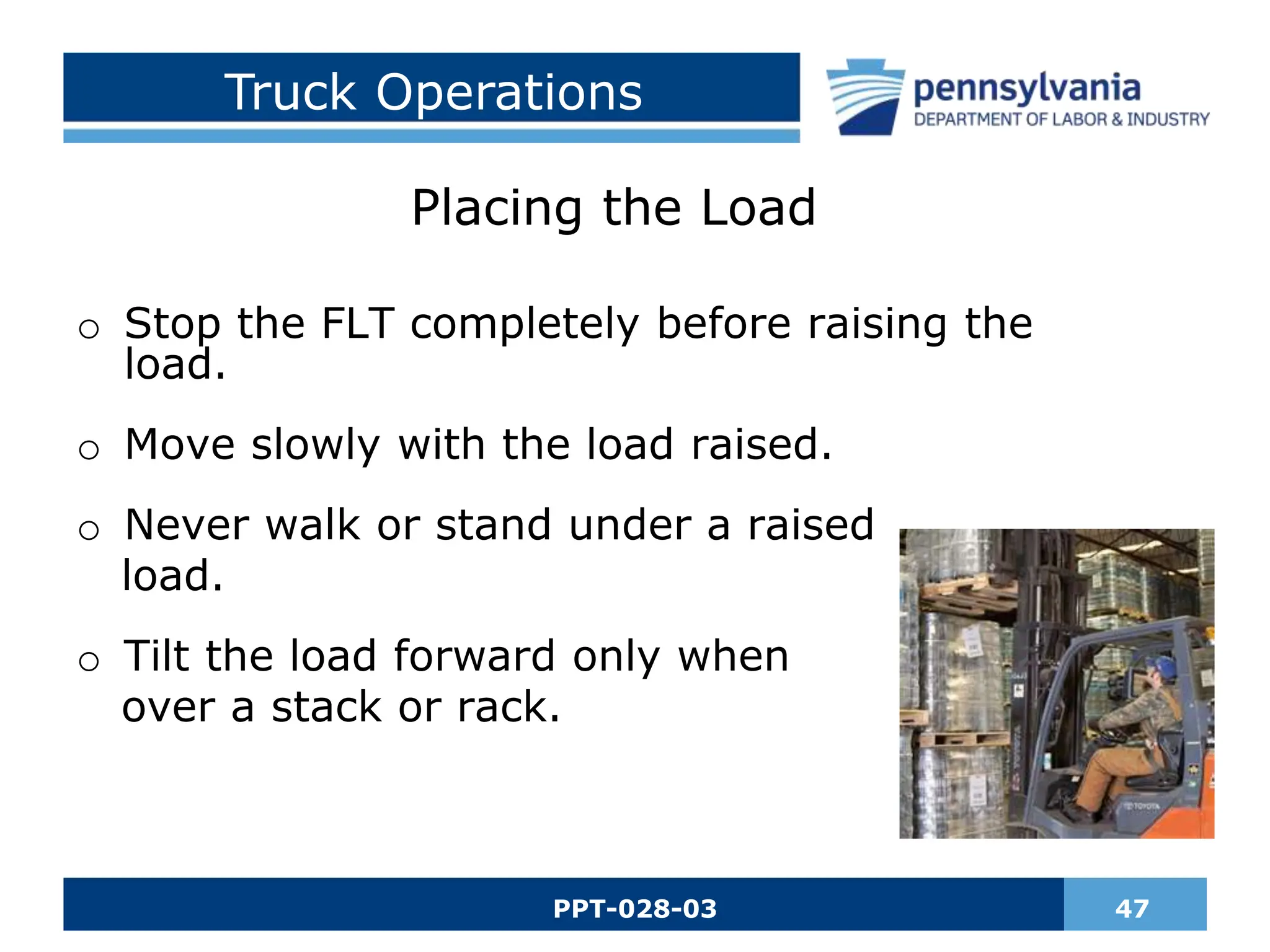 Powered Industrial Trucks Safety Training. | PPTX