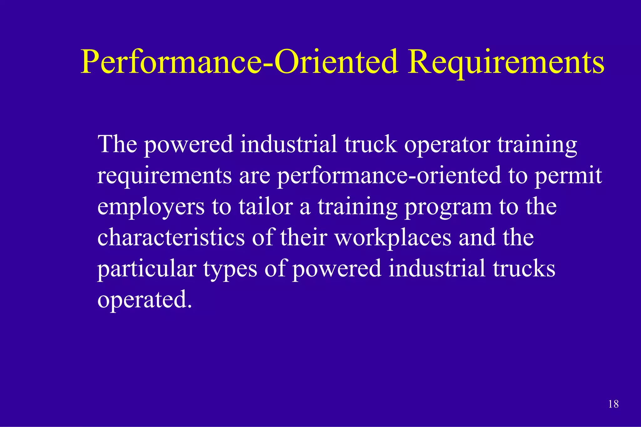 Powered industrial trucks osha std | PPT