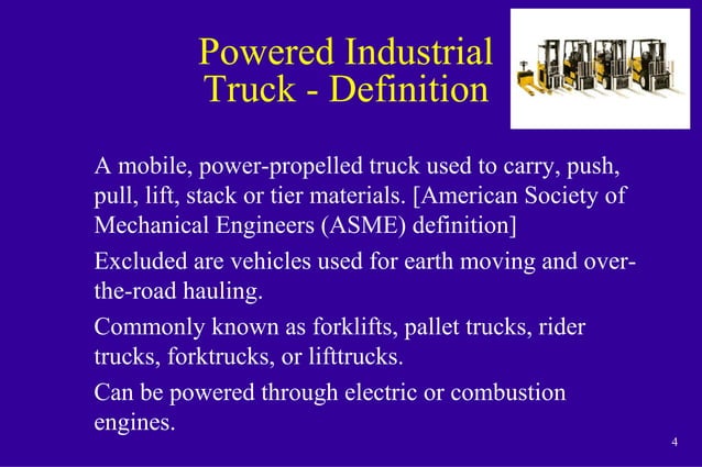 Powered industrial trucks osha std | PPT