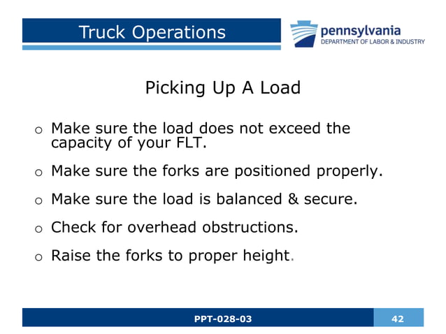 Powered Industrial Trucks (PIT) SEGUN OSHA 29 CFR 1910 178.pptx ...