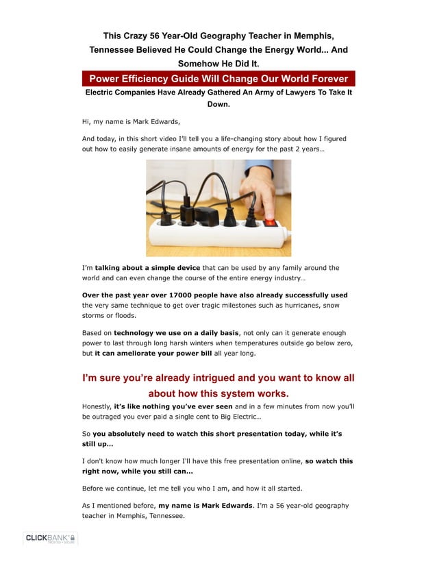 Power efficiency guide for all | PDF | Gas and Electric | Home Utilities