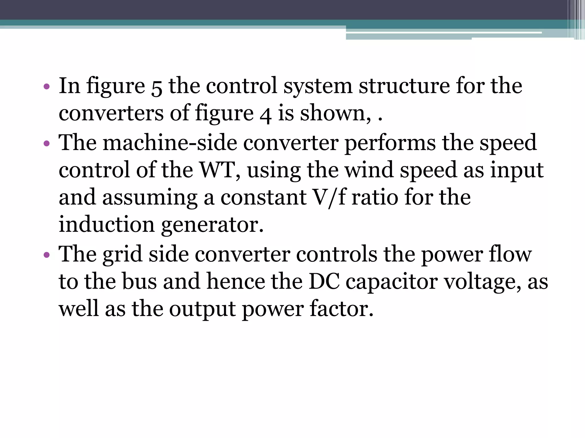 Power electronic converter in wind turbine | PPTX