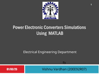 Power Electronic Converters Simulation Using MATLAB.ppt