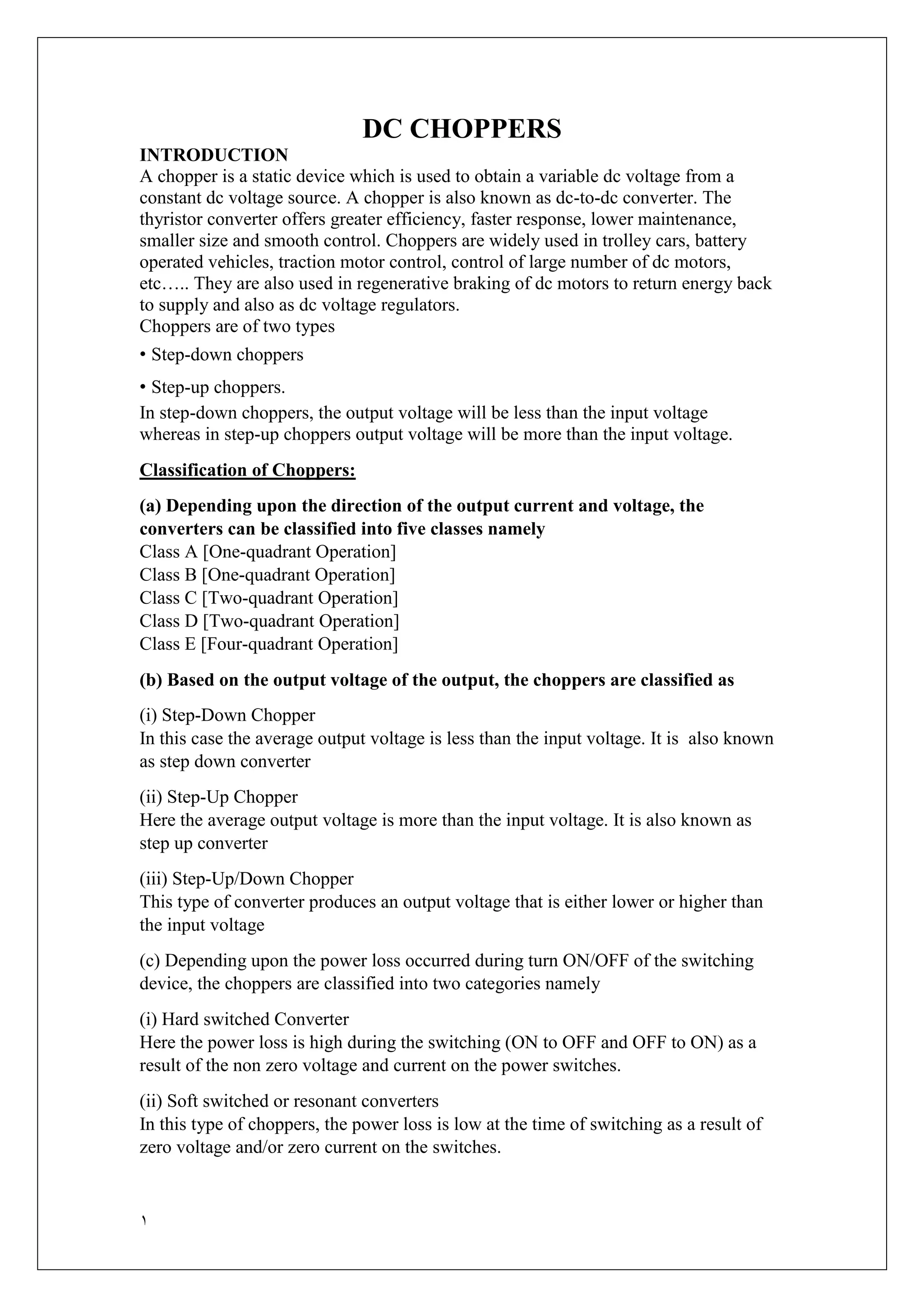 Power electronic dc to dc converter | PDF