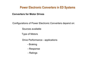 Power electronic drives ppt by sai amnoj | PPT