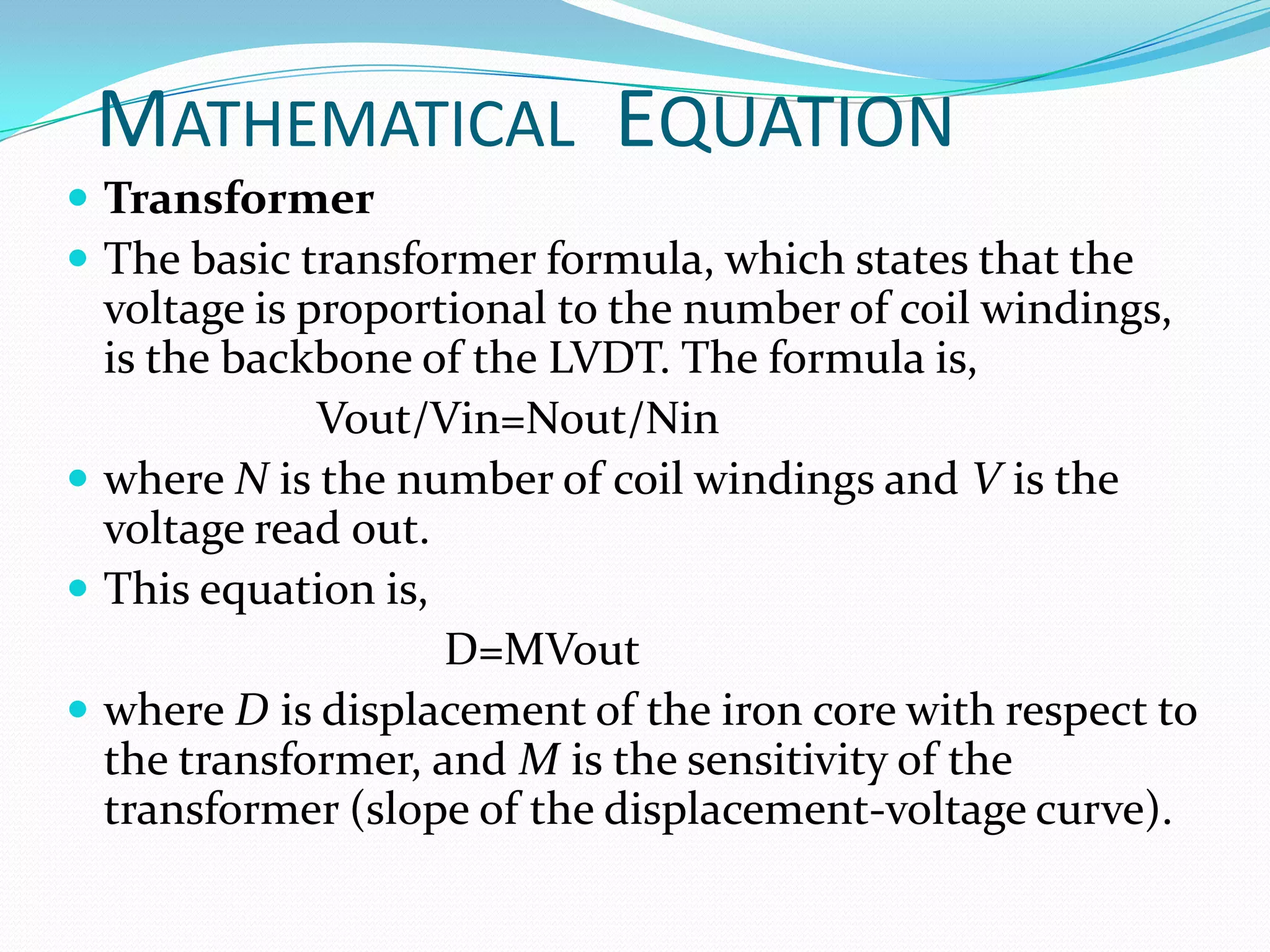 Power electronic presentation on LVDT | PPTX