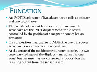 Power electronic presentation on LVDT | PPTX