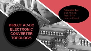 AC-DC conversion using microgenerator | PPT