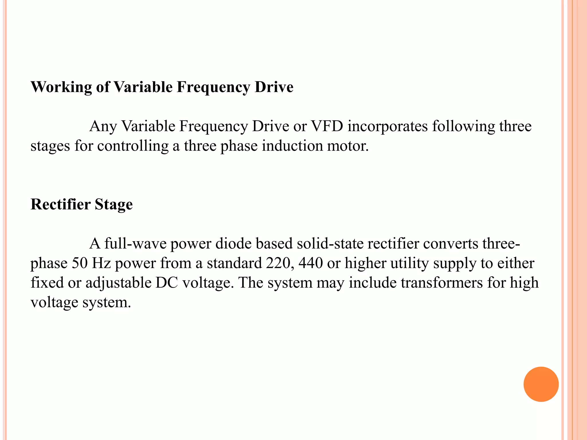 Braking and multi-quadrant operation of VSI drives,Cycloconverter based induction motor drive ...